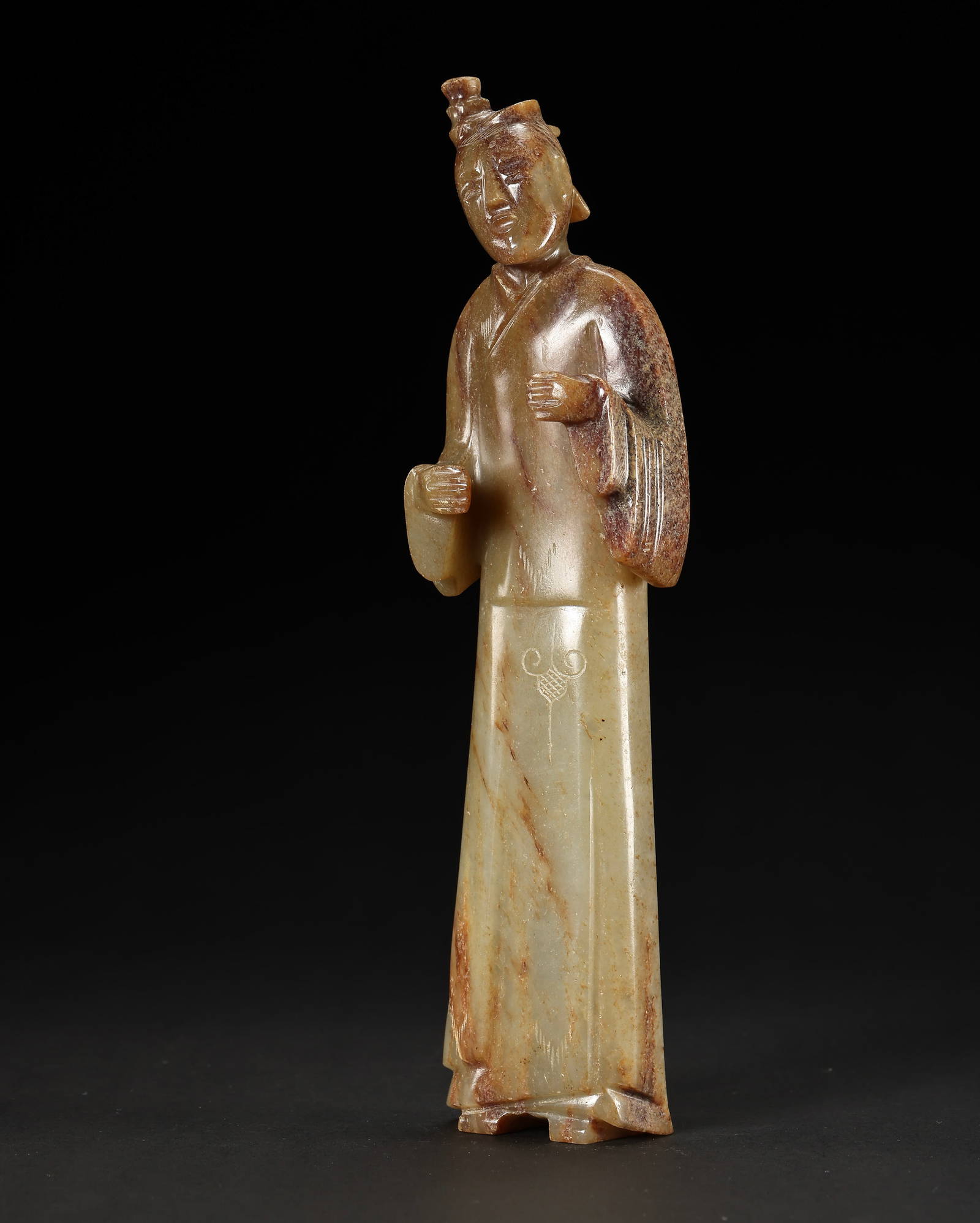 Jade Figure, Han Dynasty, China Auction