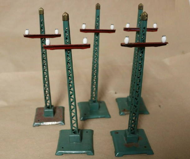 Lionel Prewar Telegraph Poles #60 Standard Guage