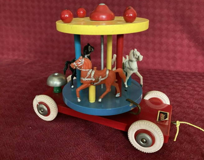 Brio Carousel Merry Go Round Pull Toy With Bell (#61299E) on Jun 12 ...
