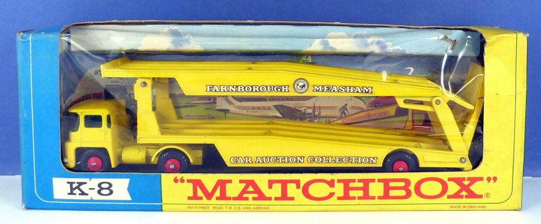 Matchbox Lesney King Size K 8 Guy Warrior Car Transporter With Box