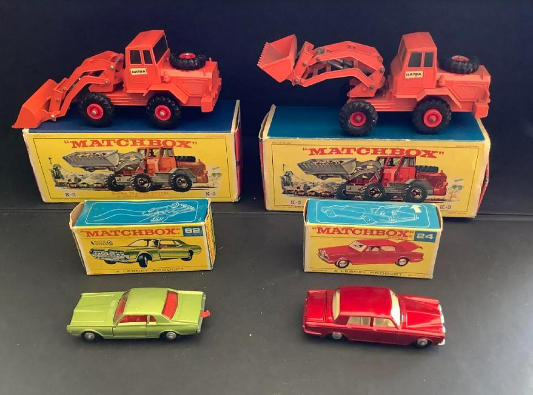 Matchbox Lesney K-3 Hatra Tractors Shovel King Size With Two Other ...