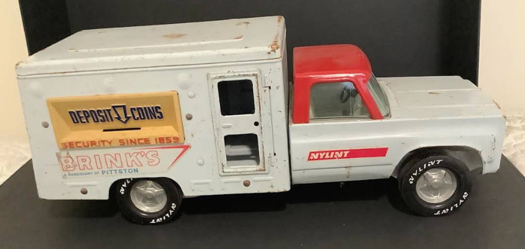 Nylint Steel Brinks Coin Truck