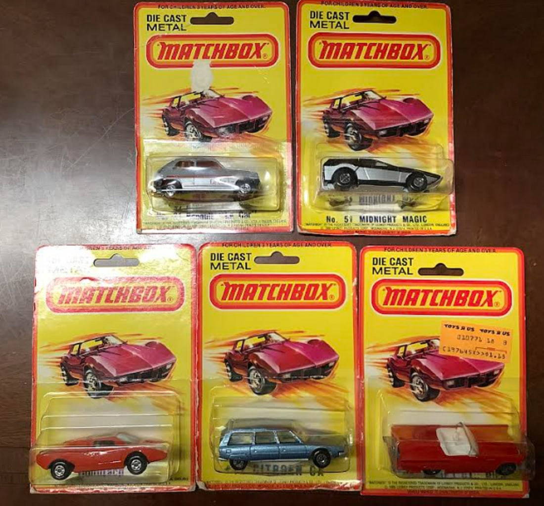 Buy Matchbox Original Blister Pack Die Cast Metal 5 Vehicles | Sj ...