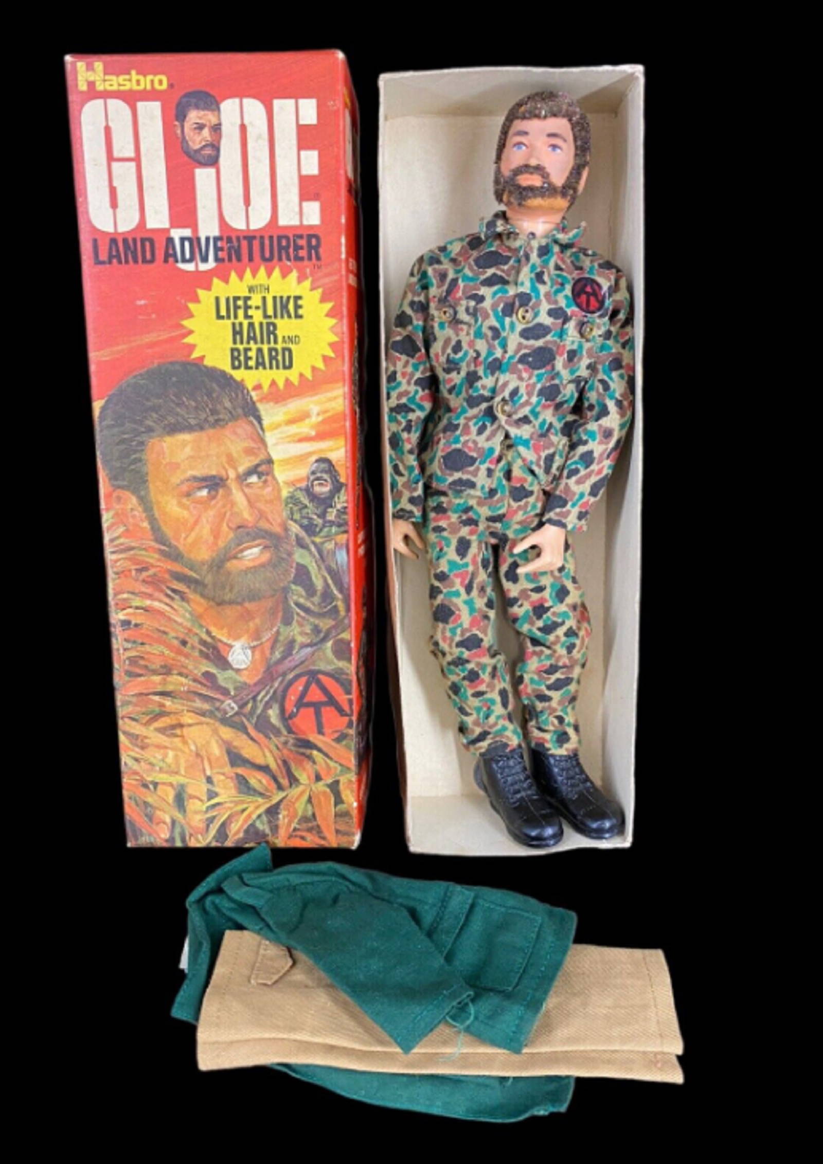 1964 Hasbro G.i. Joe Land Adventurer #7401 Hair & Beard Original Box ...