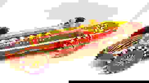 Marx Tin Litho Super Streamline Racer #12 Wind Up Race Car W Driver Amd ...