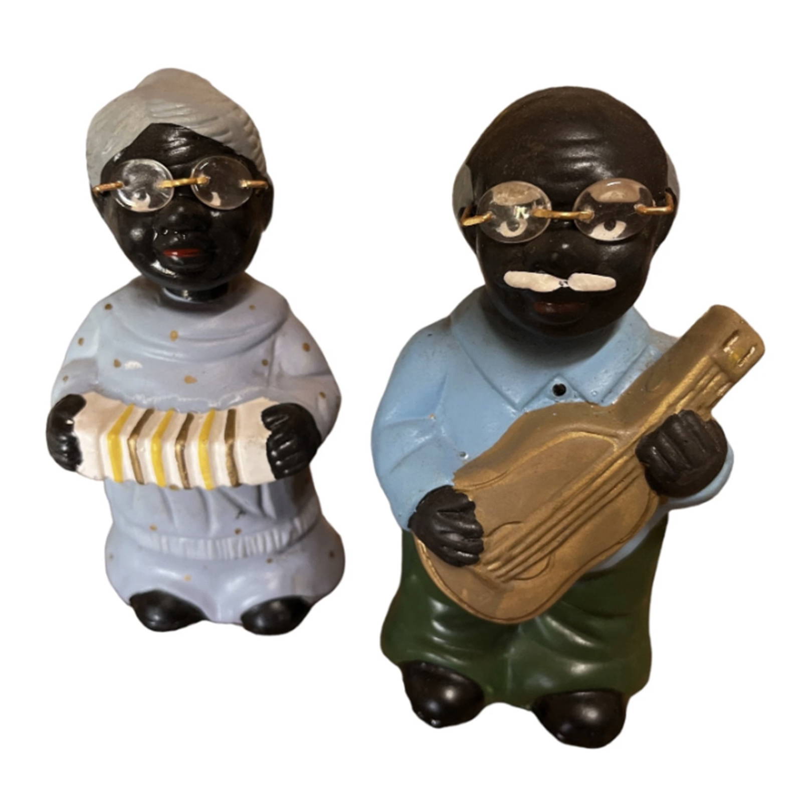 Black Americana Ceramic Bobblehead Banks Auction