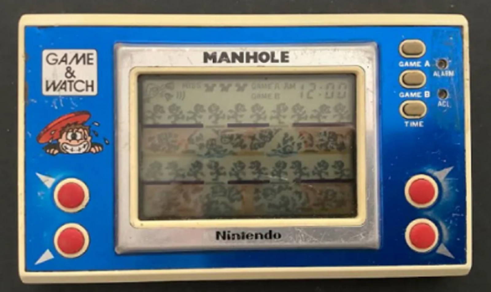 Nintendo Manhole Game And Watch Works! Auction