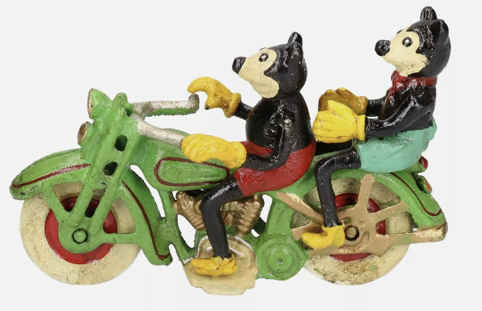Disney Cast Iron Mickey Mickey Mouse On Motorcycle Auction