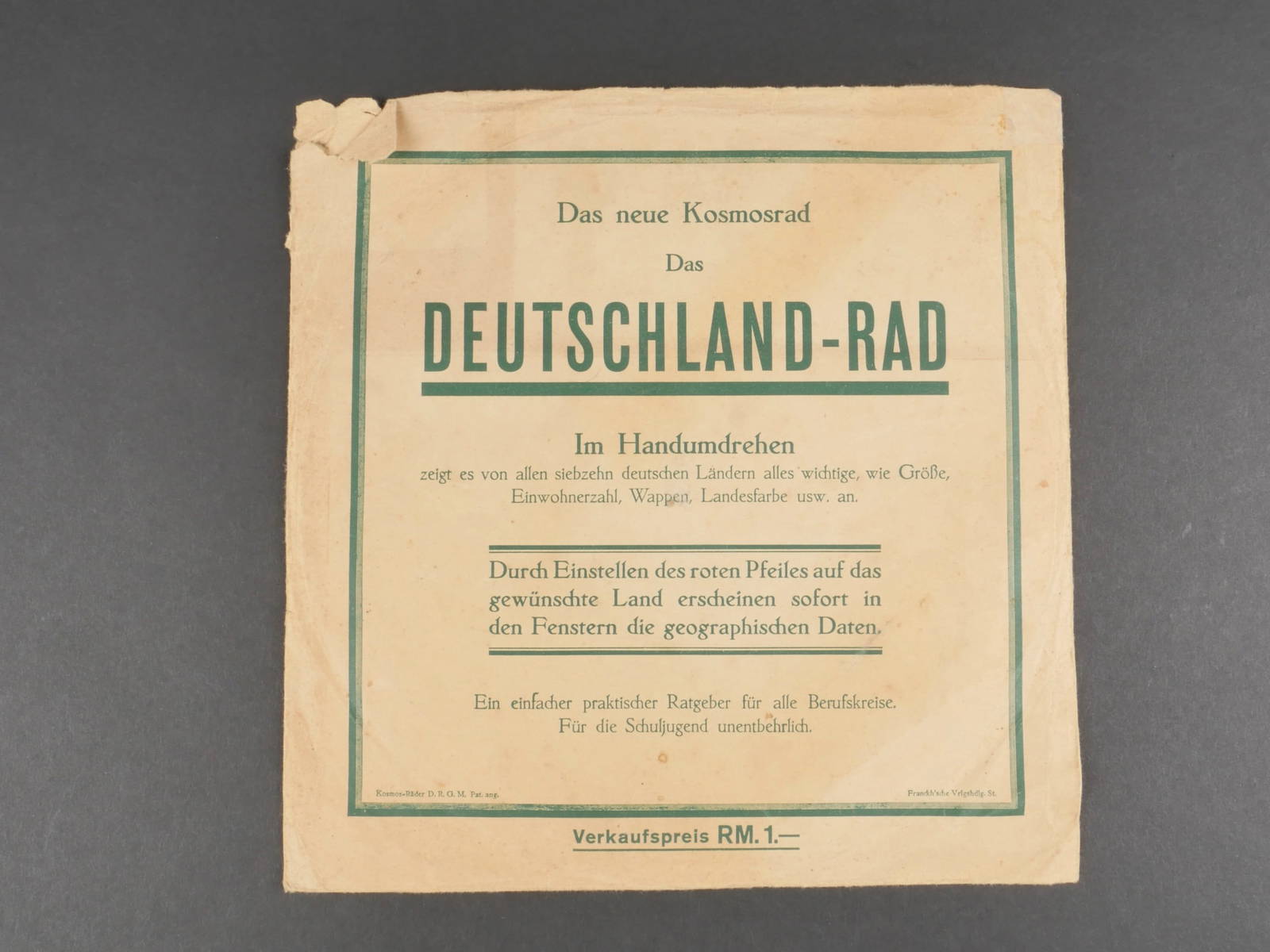 Disque Rad. German Rad Disc. Auction