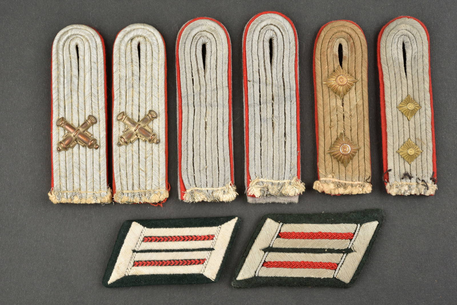 Insignes Officier Artillerie Heer. Heer Artillery Officer Badges. Auction