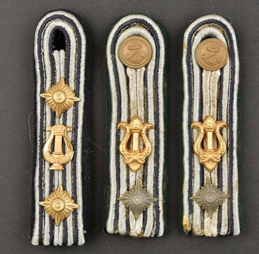 Pattes D Epaule Musiciens Kriegsmarine. Kriegsmarine Musician Shoulder ...