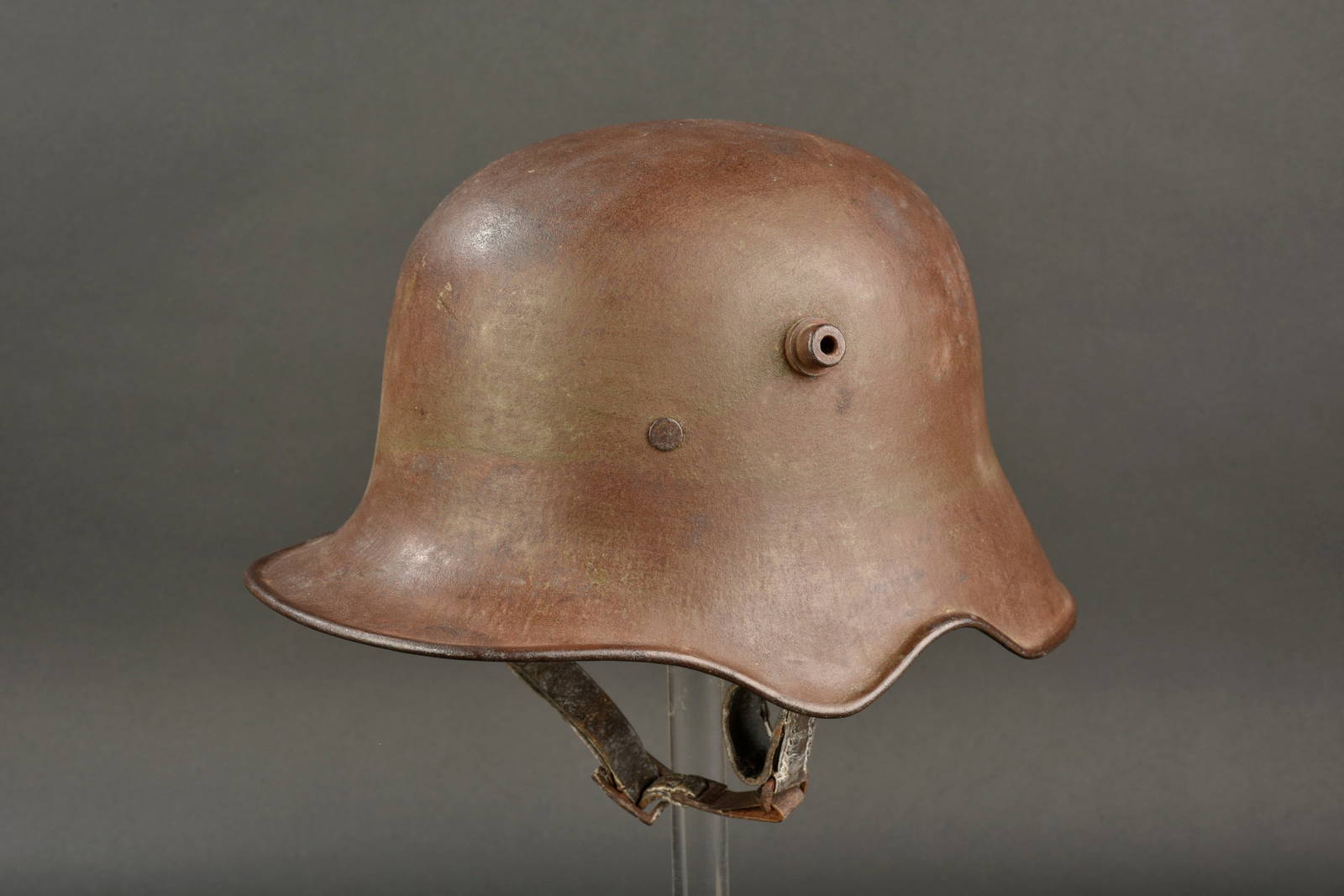 Casque Allemand Stahlhelm M1918 A Echancrures. Ww1 Ear Cut-out Helmet ...