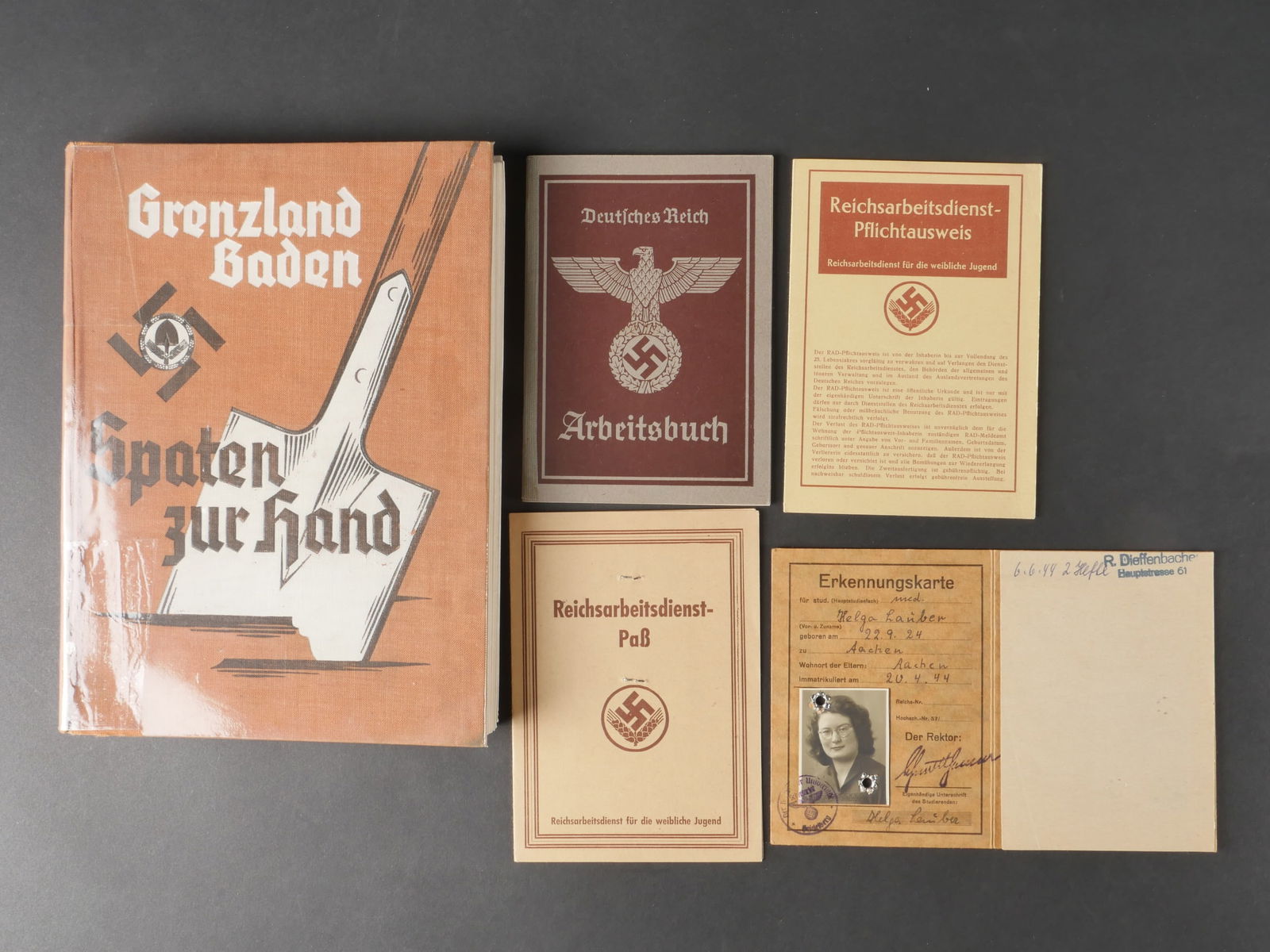 Documents Du Rad. German Rad Documents. - Jun 21, 2025 | Militaria ...