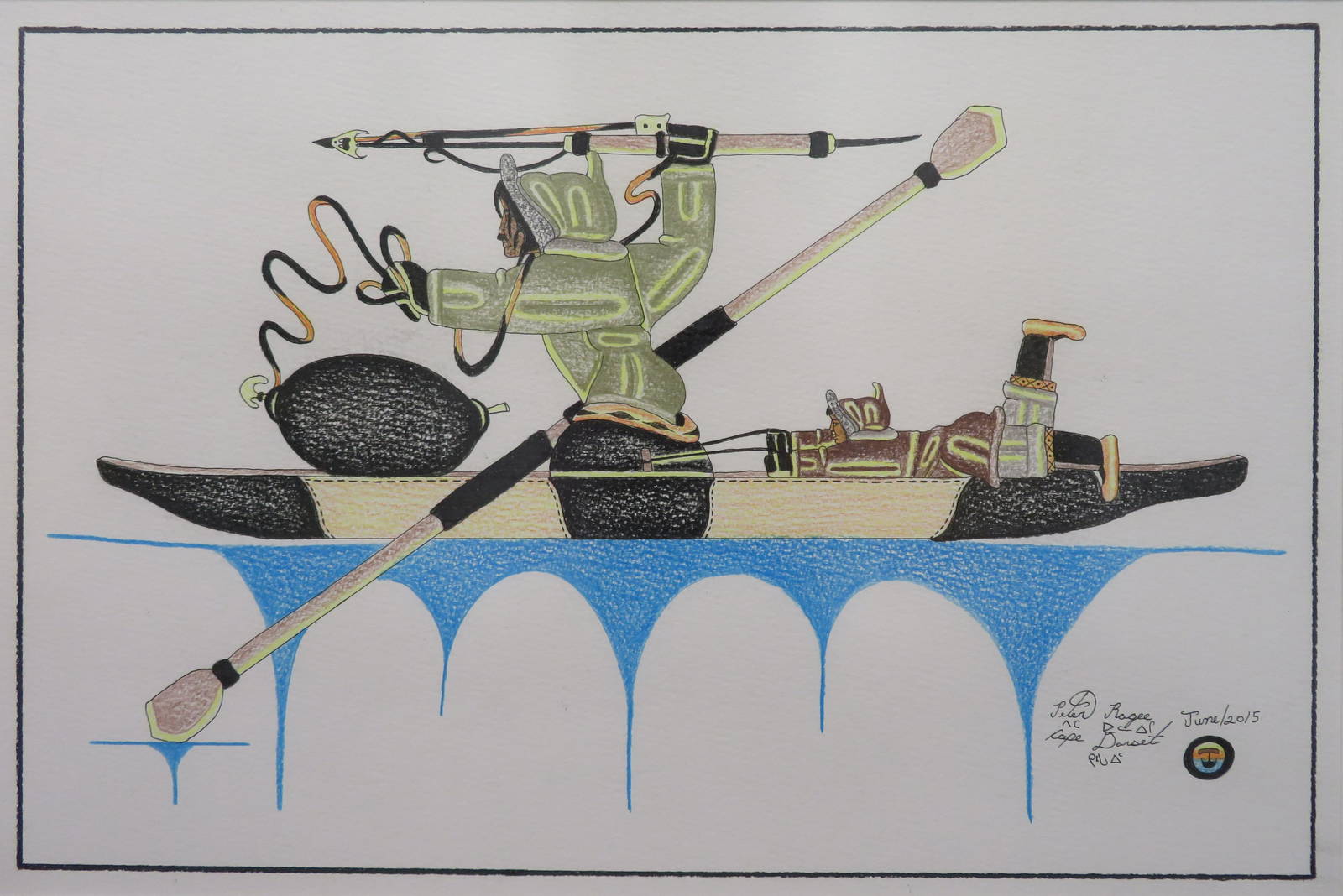 Peter Ragee, (cape Dorset / Kinngait, B. 1941) Auction