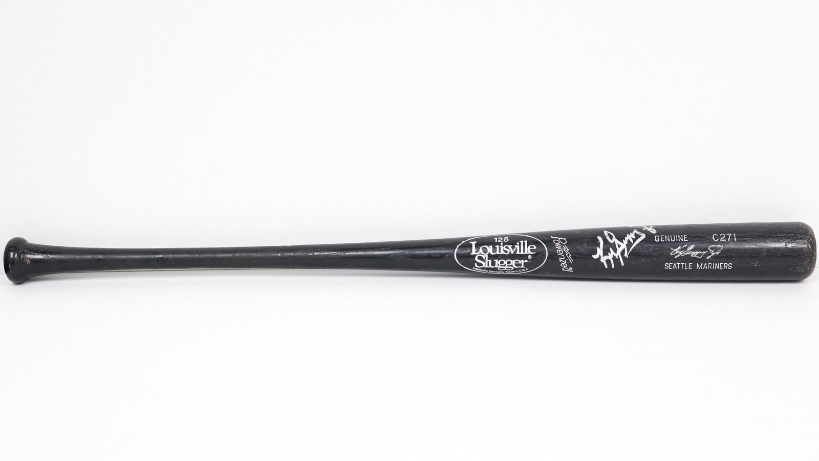 1991-97 Ken Griffey Jr. Game-used & Signed Louisville Slugger Bat ...