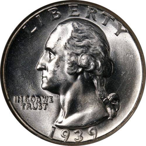 1939 D/s Fs 012.3 Washington Quarter Ngc Ms65 Key Date