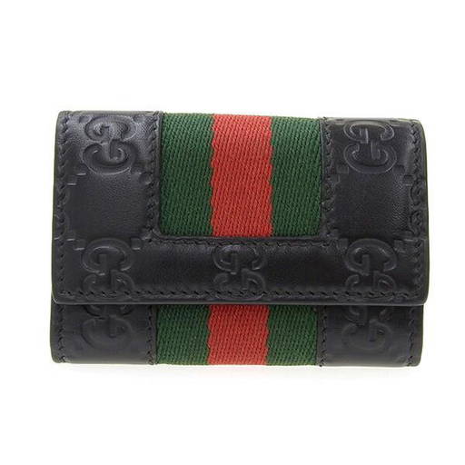 Authentic Gucci Shima Leather Sherry 6 Consecutive Key