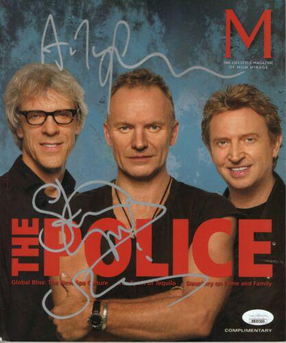 The Police Band Signed Autographed Magazine Sting