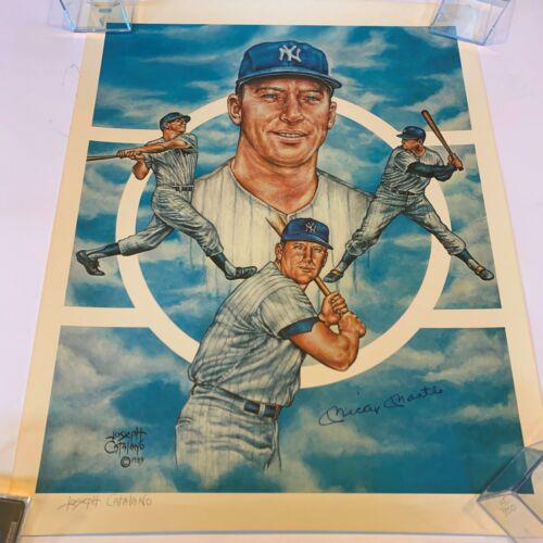 Mickey Mantle Signed 22x28 NY Yankees Lithograph Joseph - Jan 05, 2022 ...