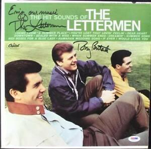 Tony Butala The Lettermen Signed Album Cover W/ Vinyl