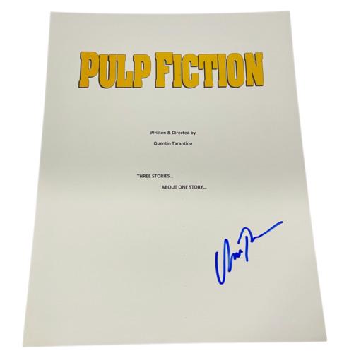 Uma Thurman Signed Pulp Fiction Full Script Autograph