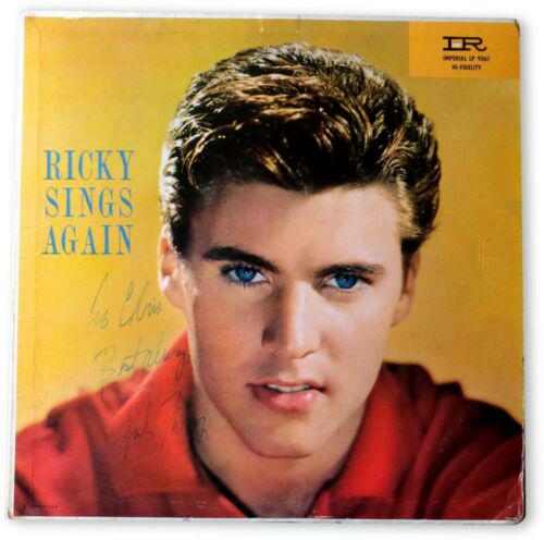 Ricky Nelson Signed Autographed Record Album Cover - Jan 12, 2022 ...