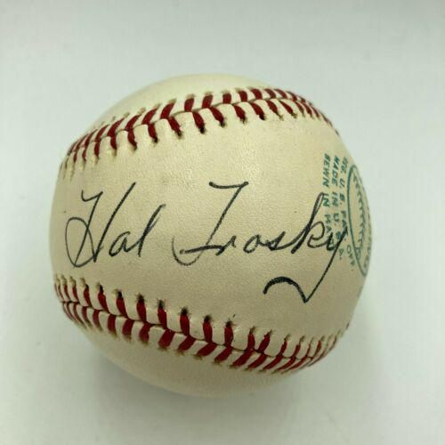 Hal Trosky Sr. Single Signed American League Baseball (#2387M) on Jan ...