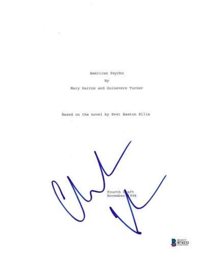 CHRISTIAN BALE SIGNED AMERICAN PSYCHO FULL SCRIPT | Barnebys