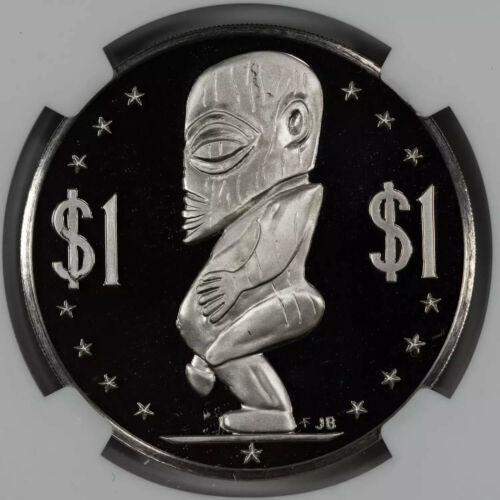 1978 Fm Proof Cook Islands Polynesian God Tangaroa $1