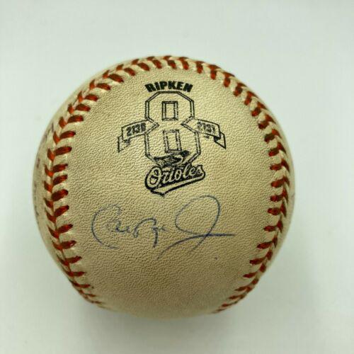 Cal Ripken Jr. 2131 Game Used Signed Baseball Record