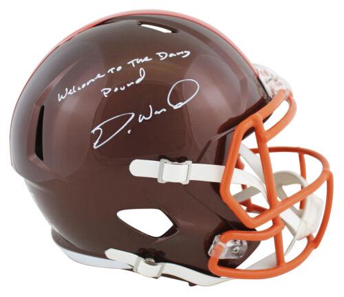 Browns Denzel Ward "WTTDP" Signed Flash Full Size Speed - Feb 02, 2022 ...