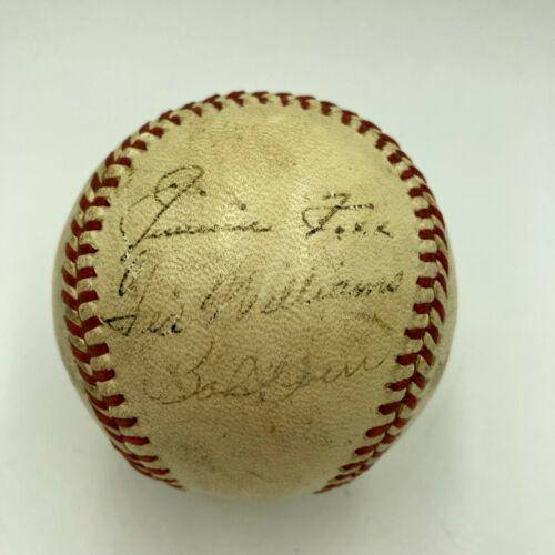 Jimmie Foxx & Ted Williams Signed 1942 Game Used (#1742M) on Feb 01 ...