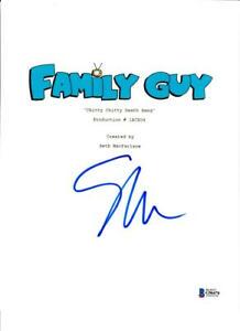 SETH MACFARLANE SIGNED FAMILY GUY SCRIPT AUTHENTIC | Barnebys