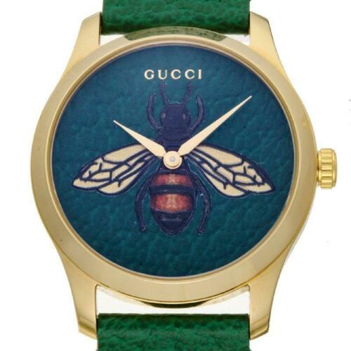 Gucci G Timeless YA1264065 (126.4) GP Green Dial (Bee) - Feb 06, 2022 ...