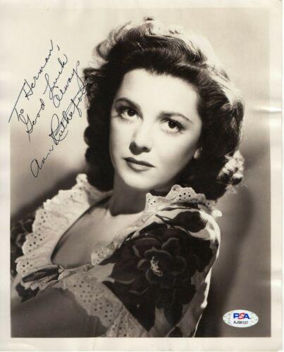 Ann Rutherford Signed Autographed 8x10 Photo Gone With