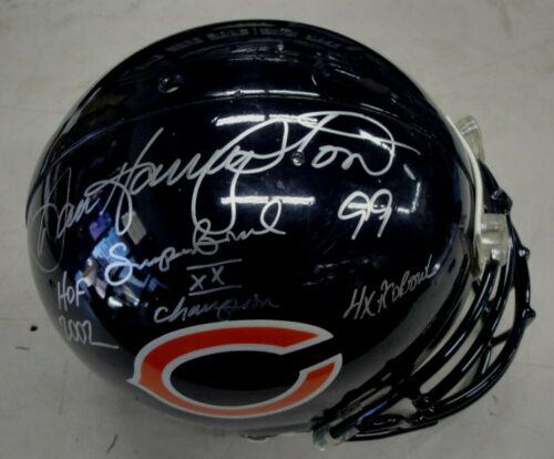 Dan Hampton Signed Auto Full Size Football Helmet HOF (#0199M) on Feb ...