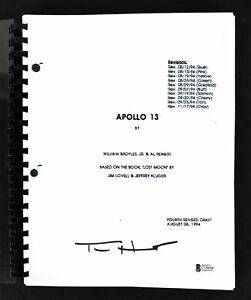 Tom Hanks Apollo 13 Signed Replica Movie Script (#0285M) on Mar 01, 2022 | Mynt Auctions in NY