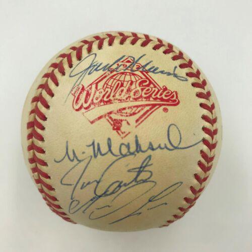 1992 Toronto Blue Jays World Series Champs Team Signed W.s Baseball Psa Dna