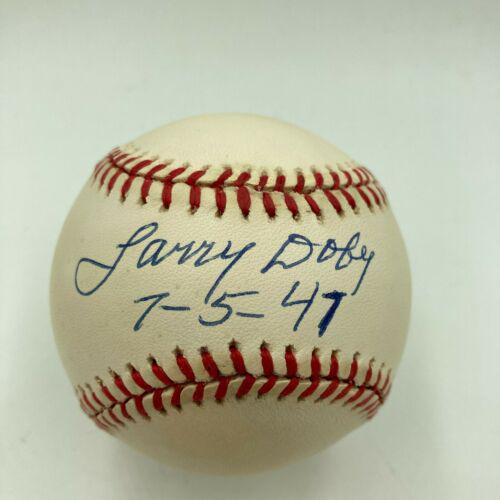 Larry Doby 7-5-1947 Broke Color Barrier Signed Jackie Robinson Day ...