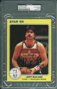 Jeff Ruland Signed 5X7 1985 Star Trading Card Autographed PSA (#0741M ...