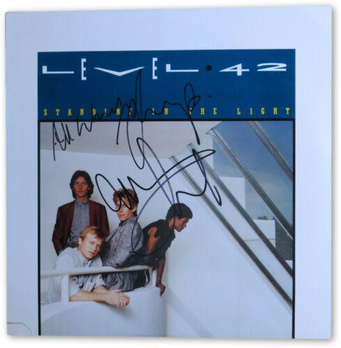 Mark King Mike Lindup Signed Autographed Album Cover Level 42 JSA ...