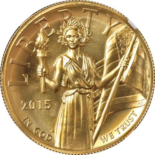 2015-W High Relief Gold $100 NGC MS70 Liberty Series Brown (#0994G) on Mar 09, 2022 | Mynt ...