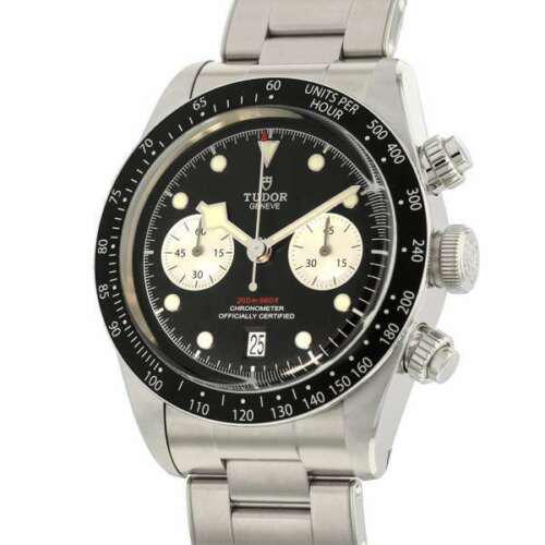 Tudor Heritage Black Bay 79360N Chronograph Automatic Black Men's Watch ...