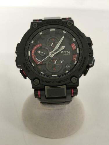 CASIO MTG-B1000XBD-1AJF G-SHOCK Solar Analog RED Black Men's Watch ...