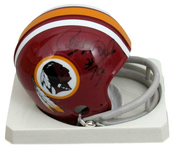 Ron Mcdole/pat Fischer Washington Redskins Dual Sgned Riddell Mini Helmet