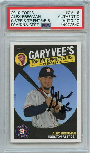 Gary Vaynerchuk Vee 2019 Topps Psa Auto 10 Card Signed Alex