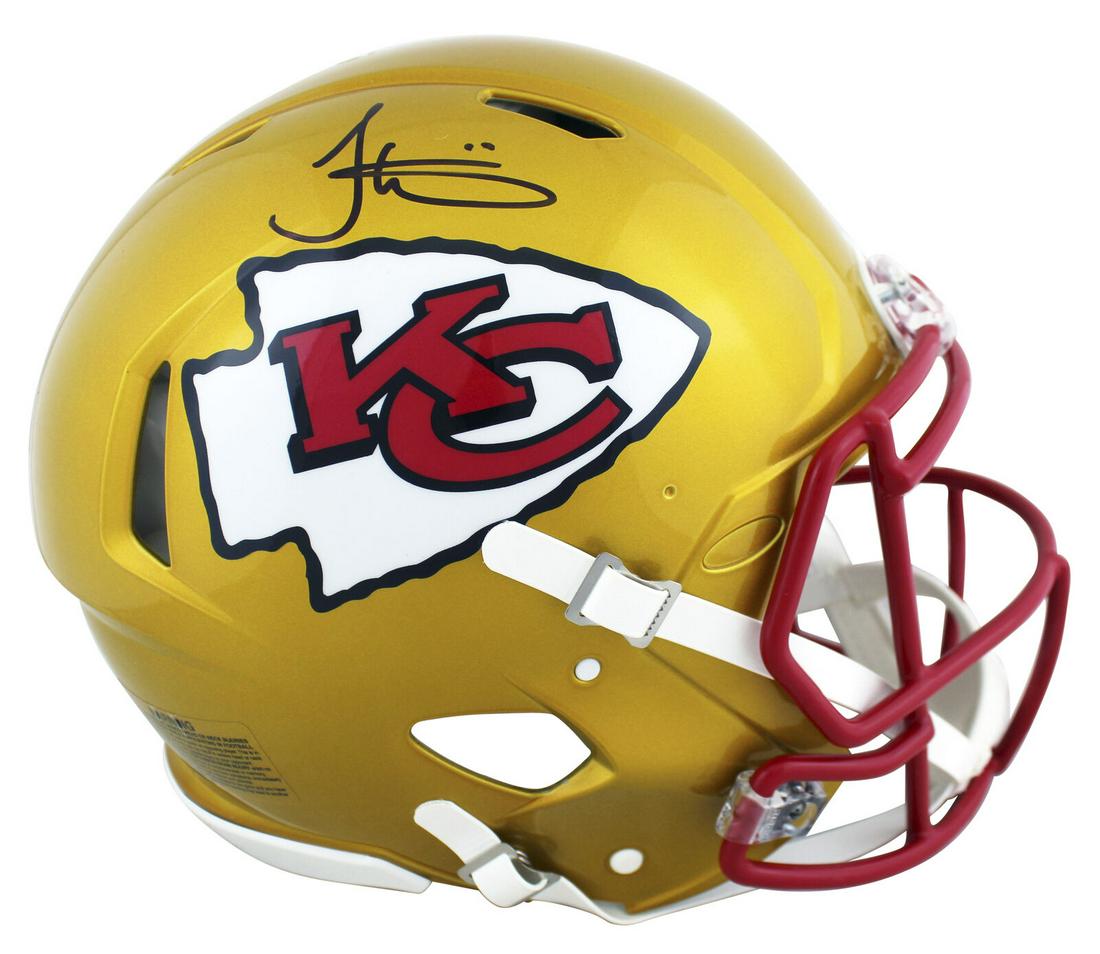 Chiefs Tyreek Hill Signed Flash Full Size Speed Proline Helmet BAS ...