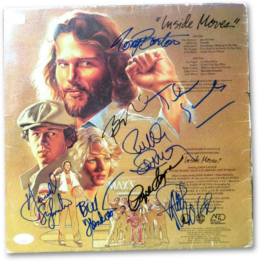 Inside Moves Cast Signed Autographed Record Album Savage Donner JSA ...