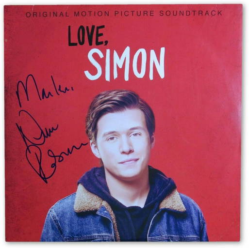 Nick Robinson Signed Autographed Record Album Cover Love Simon JSA ...