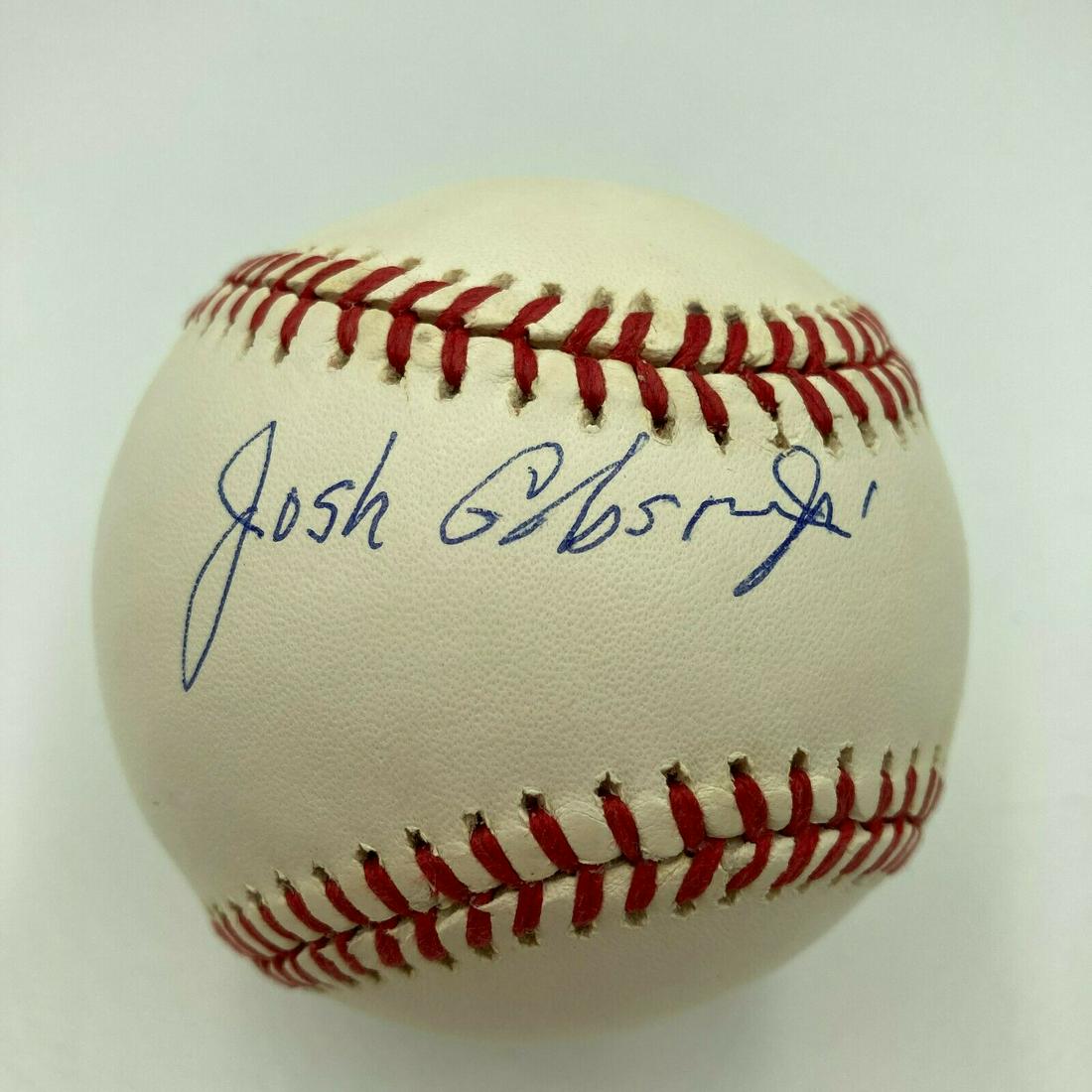 Josh Gibson Jr Signed Official Major League Baseball Negro League ...
